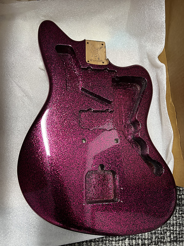 Warmoth Jazzmaster body 2023 - Medusa Flake (One Off) | Reverb