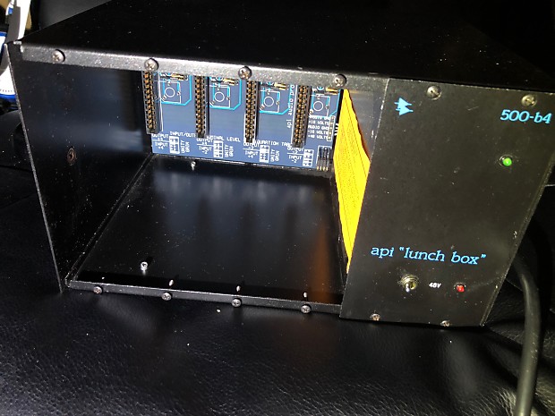API 500-b4 500 series 4 slot lunchbox, built in power | Reverb UK