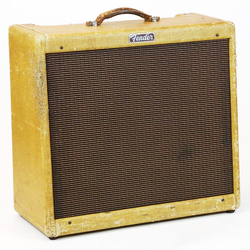 1955 Fender Pro Amp 5E5 Narrow Panel 15” ‘55 Tweed Combo | Reverb