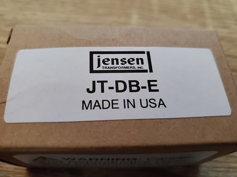 Jensen JT-DB-E Premium Direct Box Transformer 12:1 | Reverb