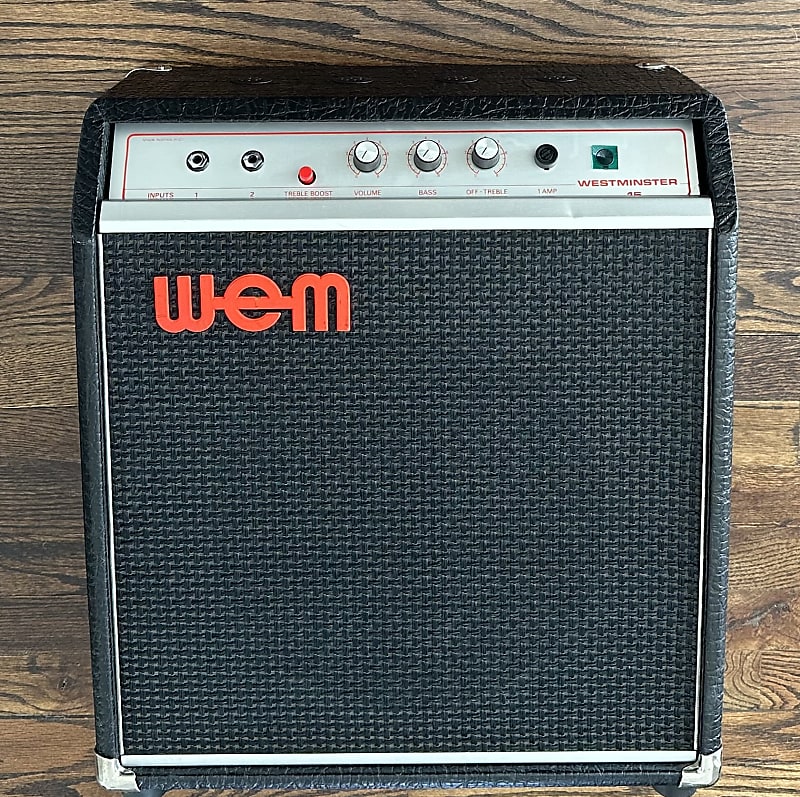 1979 WEM Westminster - 15 Watt 1x12” Guitar Combo Amplifier | Reverb