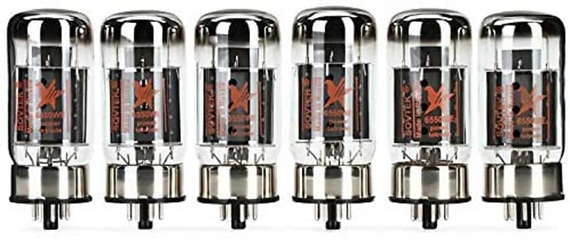 Sovtek 6550WE Power Tubes - Matched Sextet | Reverb