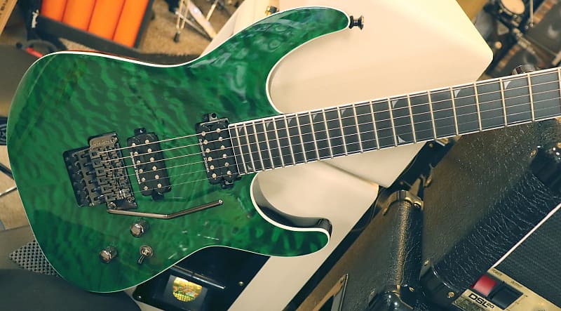 Jackson PRO SERIES SOLOIST™ SL2Q MAH 2023 - Trans Green | Reverb