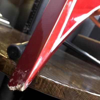 80s Hondo Formula 1 H770CAR/S Flying V - Metallic Red Randy | Reverb