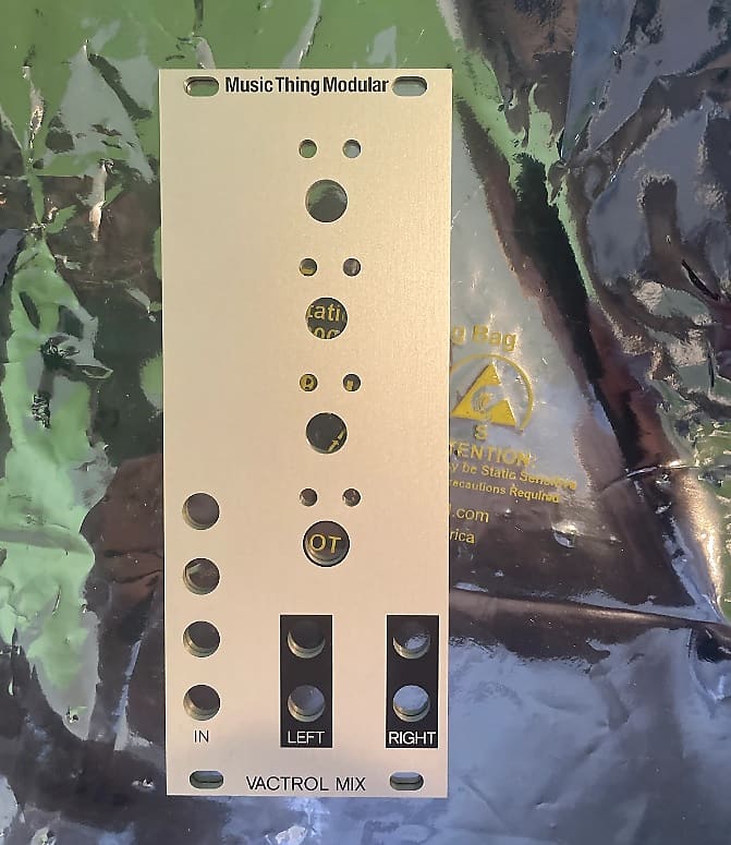 Music Thing Modular Turing Vactrol Mix Expander - Panel Only | Reverb