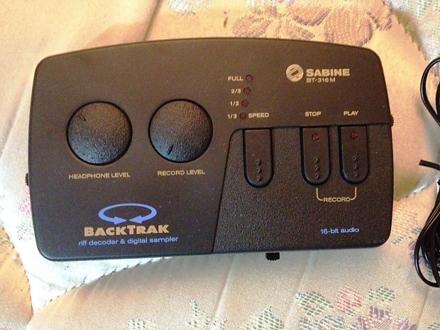 SABINE BackTrak BT-316M Riff Decoder Digital Sampler GUITAR | Reverb
