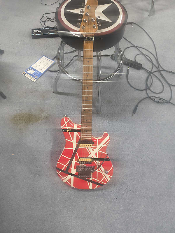 Firefly FFMN - Red black/white stripes | Reverb