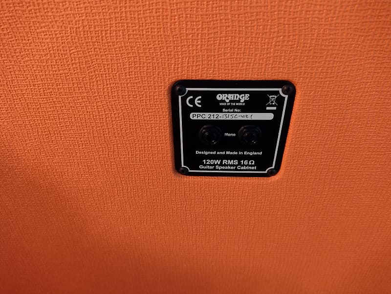 Orange PPC212 120-Watt 2x12" Guitar Cabinet 2010s - Orange | Reverb
