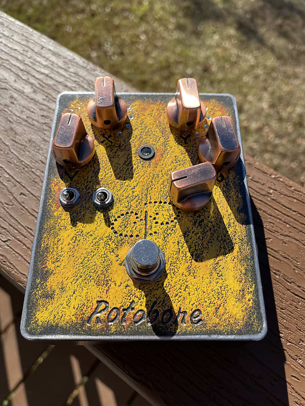 PTD Paul Trombetta Rotobone Fuzz - Old Mercury Map Finish | Reverb