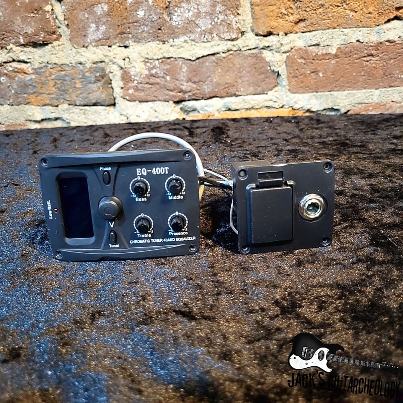 Acoustic Guitar Preamp System (Black) | Reverb