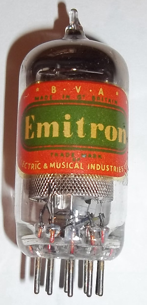1954 GEC Emitron Z729 EF86 Tube Fine Mesh Plate D Getter Test | Reverb