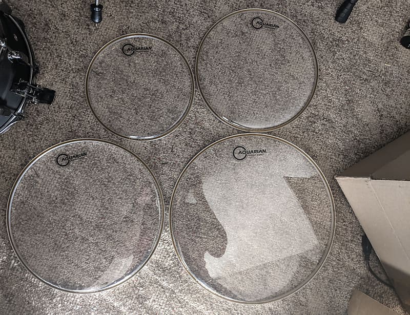 Aquarian Classic Clear (10-12-14-16" Tom Reso Pack) | Reverb