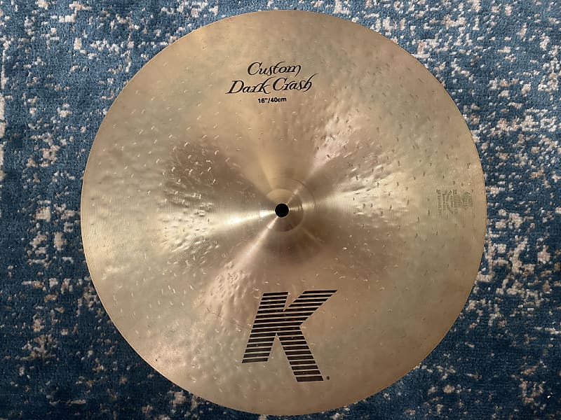 16” Zildjian K Custom Dark Crash (Cracked) | Reverb UK