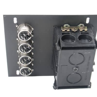 Stage Recessed Floor Box 4 XLR Mic Connectors & AC Outlet W/ | Reverb