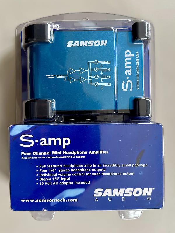 Samson S-Amp 4 Channel Headphone Amp 2020-2021 | Reverb