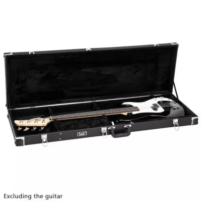 Universal Square Bass Guitar Hard Case Wooden Shell Lockable | Reverb