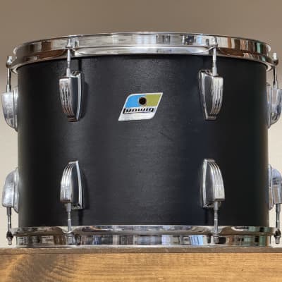 1970's Ludwig 14" Black Panther Rack Tom 10x14 - 3 Ply Maple | Reverb