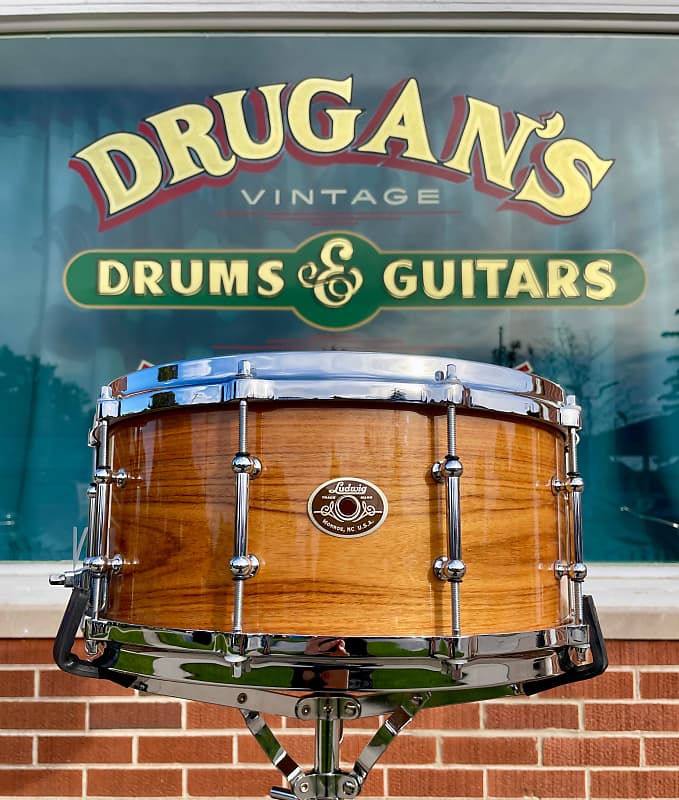 2003 Ludwig Classic Maple Exotic 6.5x14 Santos Rosewood | Reverb