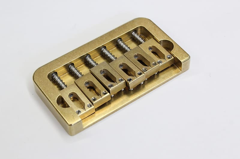Telecaster half bridge all solid brass | Reverb UK