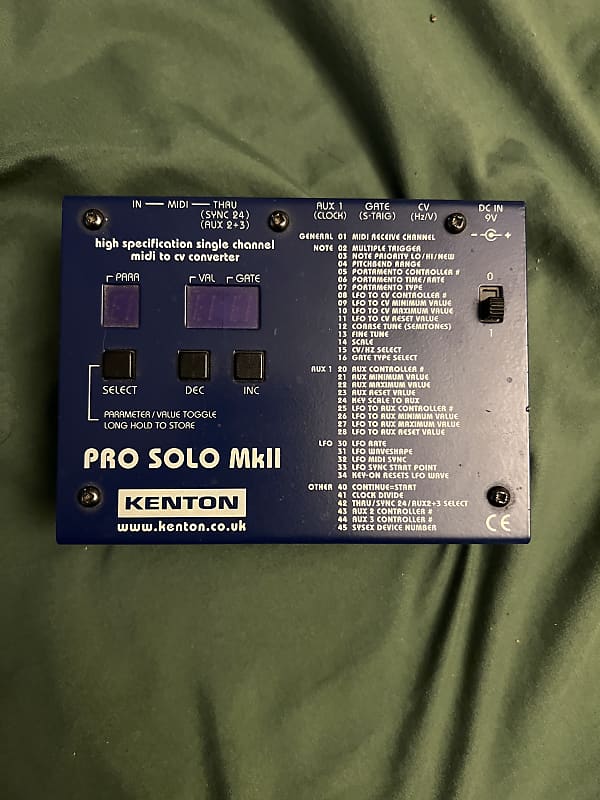 Kenton Pro Solo MK2 - Blue | Reverb