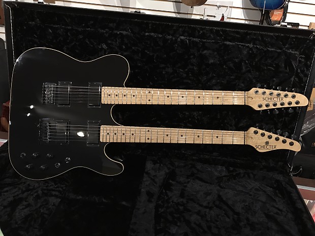 Schecter Masterworks PT Double-neck Birdseye! | Reverb