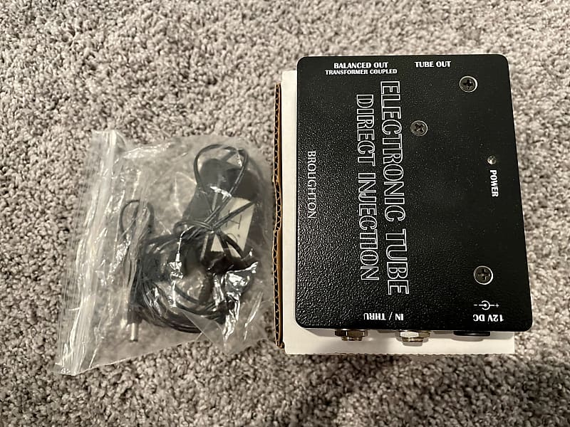 Broughton ETDI Electronic Tube Direct Injection Bass DI | Reverb
