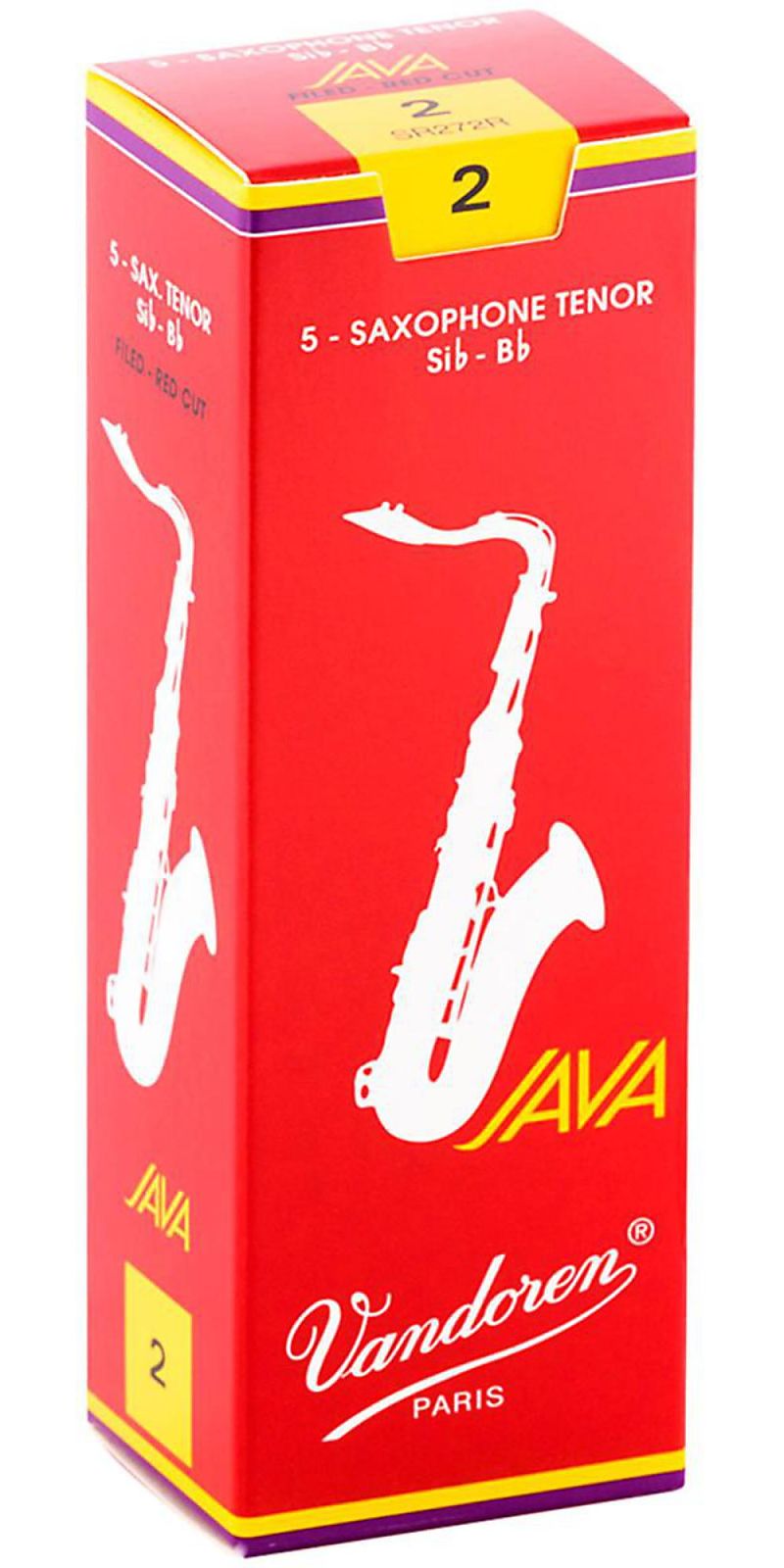 Vandoren SR272R Java Red Tenor Saxophone Reeds - | Reverb España