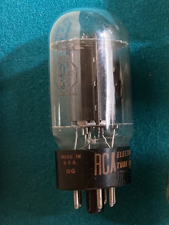 RCA Black plate 6l6 6l6gc 1968 | Reverb UK