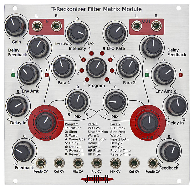 JoMoX T-Rackonizer Eurorack Filter Multi Effects Module | Reverb UK