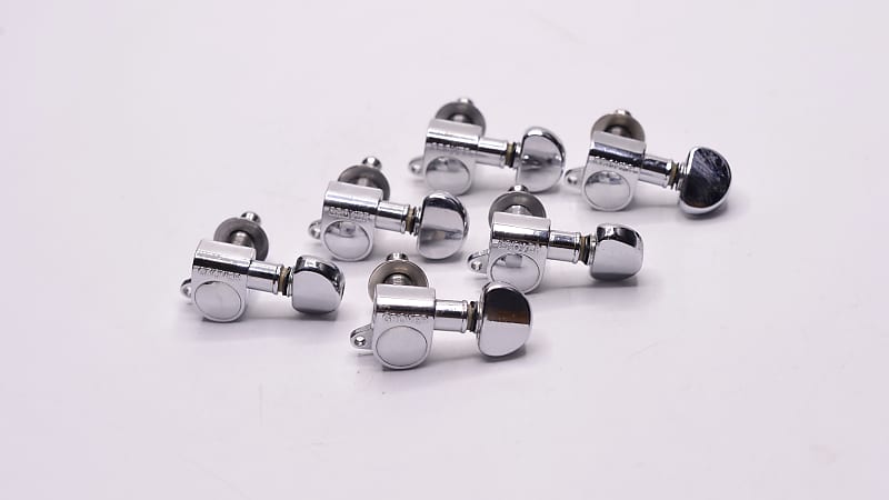 Grover 205C6 Mini Rotomatic Tuners - 6-In-line - Chrome | Reverb