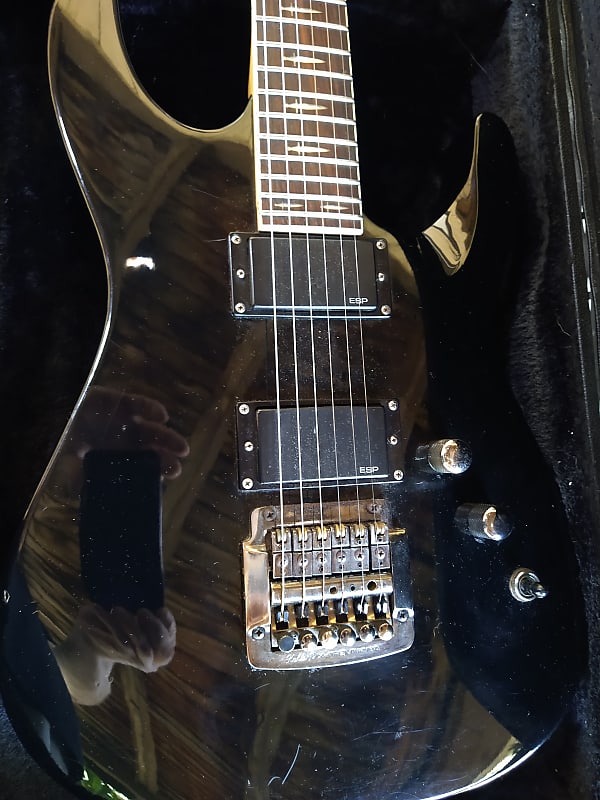 ESP LTD JH-200 BLK with Case | Reverb