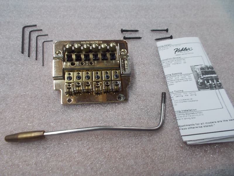 Original 80's Kahler USA Gold 2300 Professional flat mount | Reverb