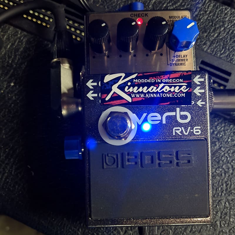 Boss RV-6 Reverb With Kinnatone Dual preset Mod | Reverb Canada