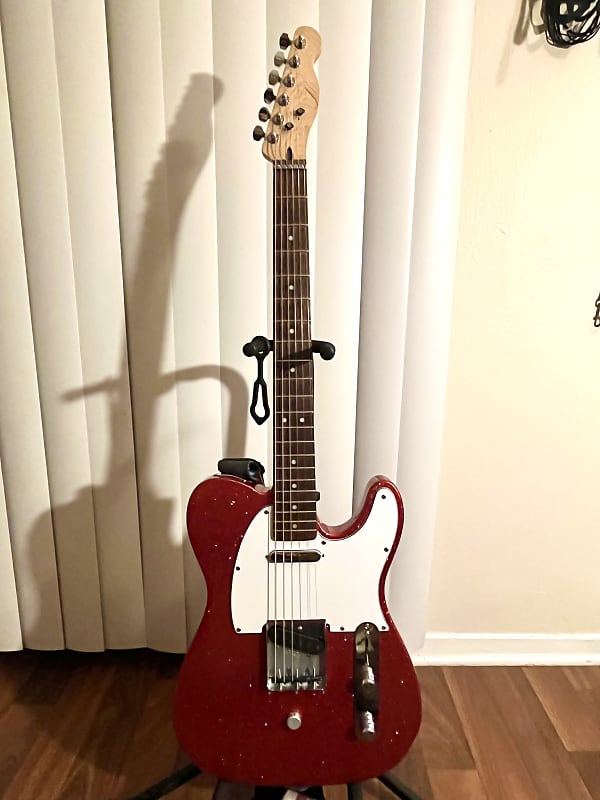 Partcaster T-Style G-Bender Red Sparkle | Reverb