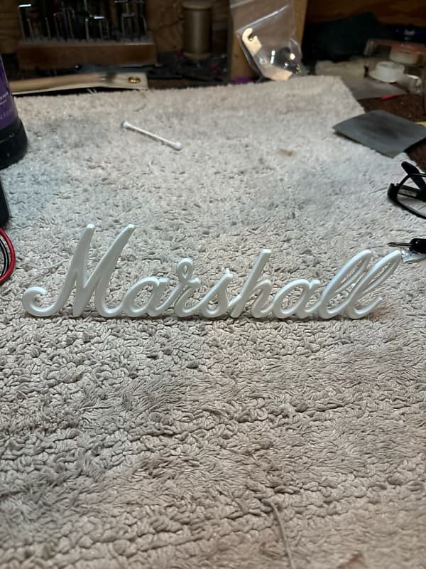 Vintage Marshall 9" Script Logo | Reverb