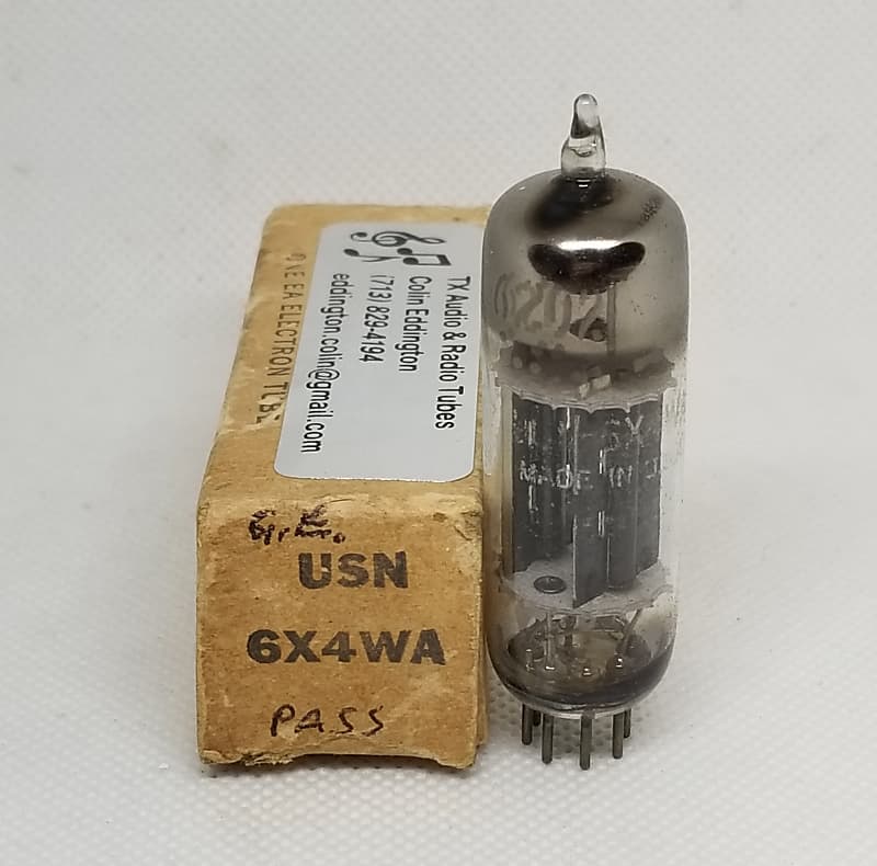 GE JAN 6X4WA / 6202 NOS Rectifier 6X4 | Reverb