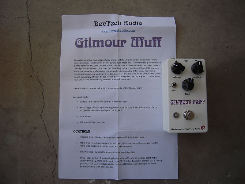 DevTech Audio Gilmour Muff | Reverb