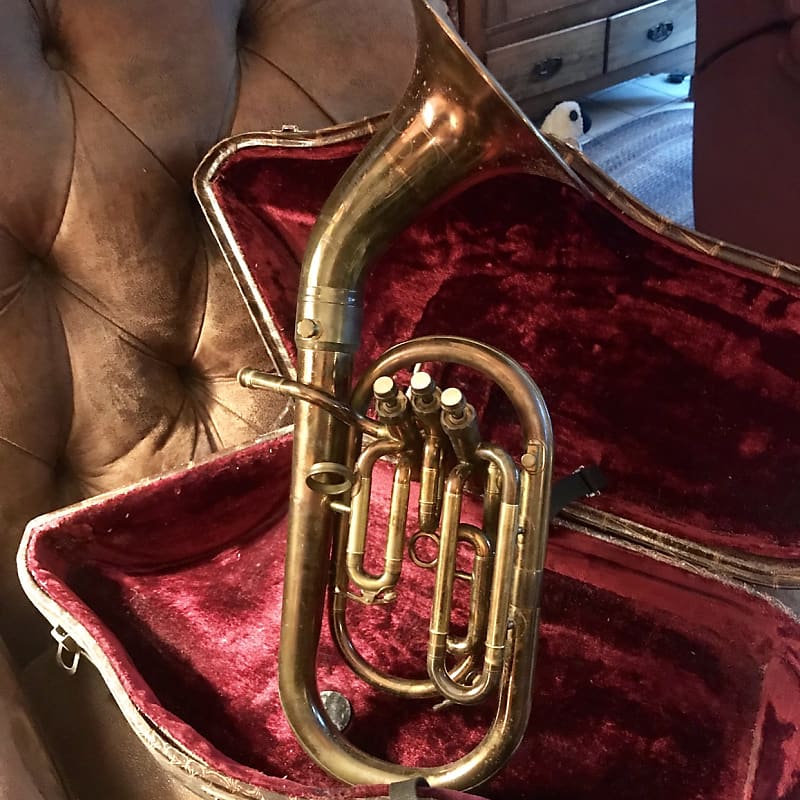 Besson Brevete Bell-Front 3-Valve Euphonium Baritone Horn | Reverb