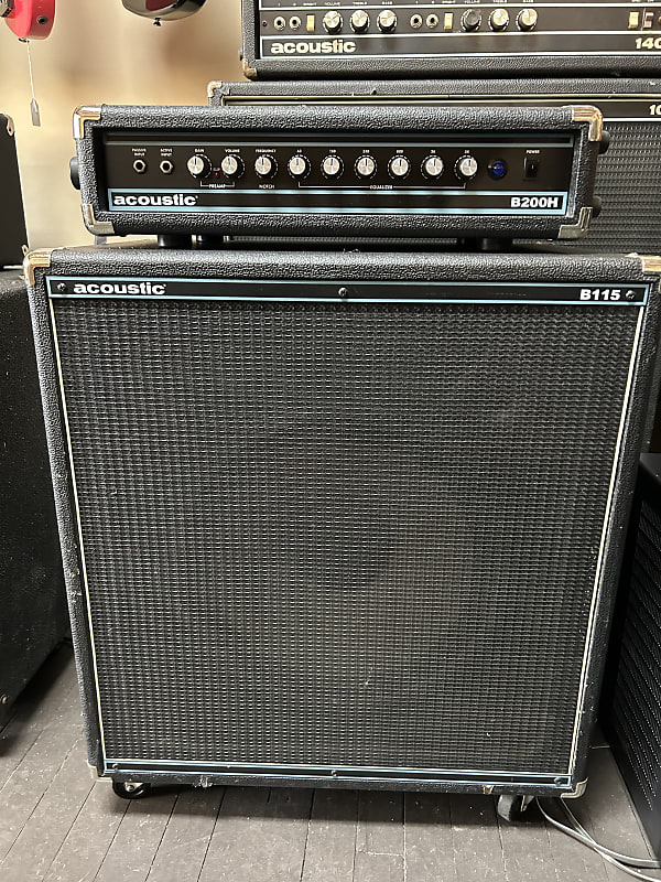 Acoustic B200H Bass Head and B115 Cabinet | Reverb