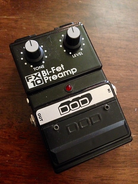 Dod FX-10 Bi-Fet Preamp 1990s Black | Reverb