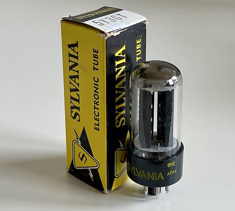 Sylvania Vintage 5Y3GT NOS New in Box Rectifier Tube Hickok | Reverb