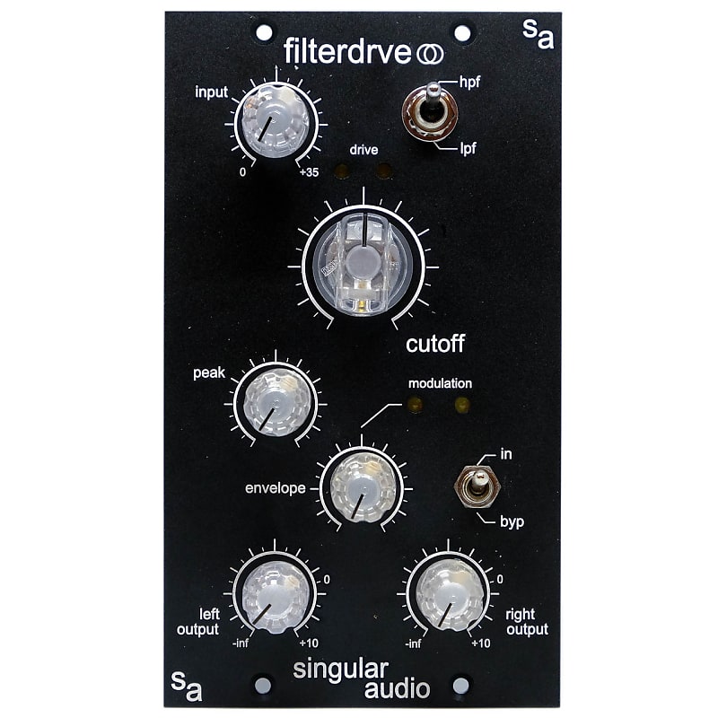 Singular Audio Filterdrve Stereo 500-Series Filter | Reverb