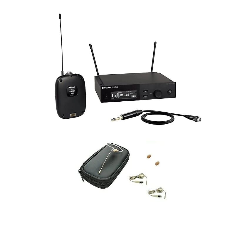 Shure SLXD14 Digital Wireless Bodypack System w/OSP HS09 Tan | Reverb