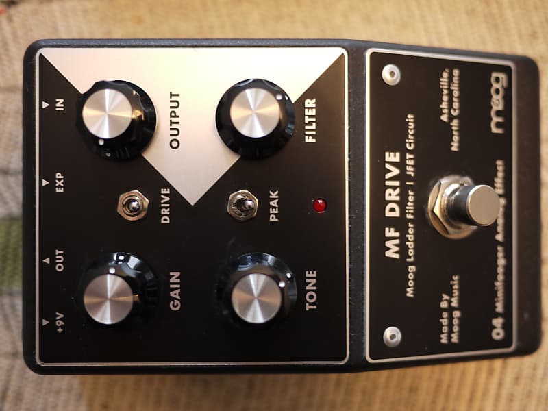 Moog Minifooger MF Drive v2 2013 - Black | Reverb