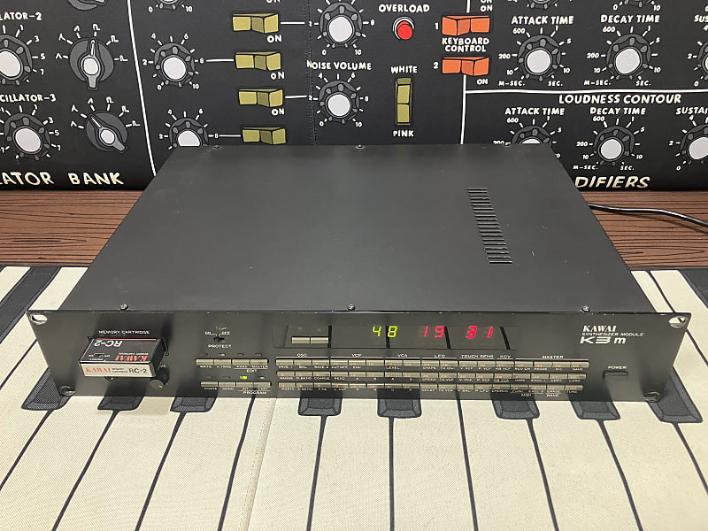 Kawai K3m + RC-2 Memory Cartridge + presets card | Reverb