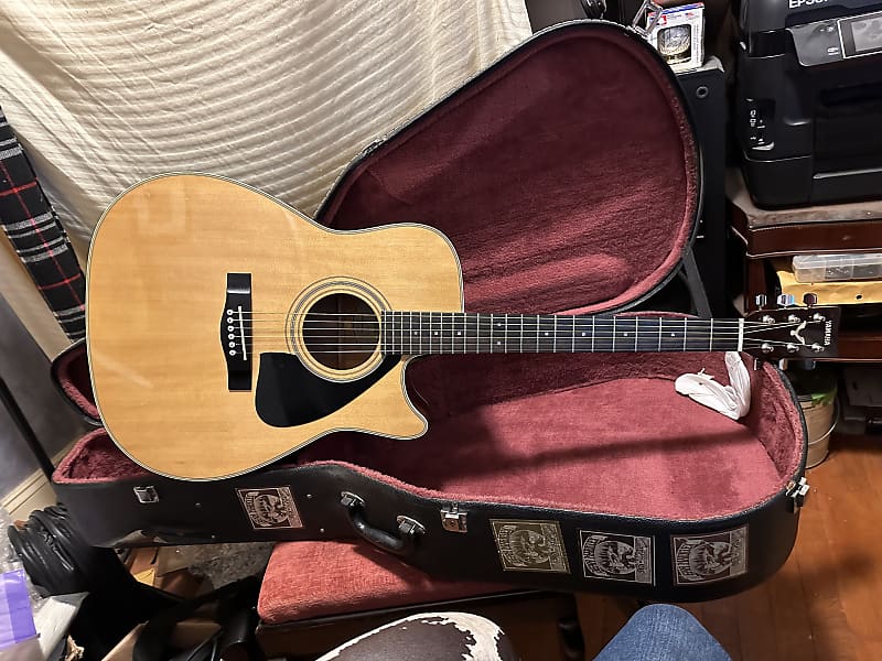 Yamaha fg 420c acoustic guitar 1980's - Natural | Reverb