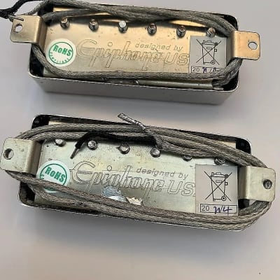 Neck and Bridge Epiphone Mini ProBucker Humbucker Pickups For | Reverb