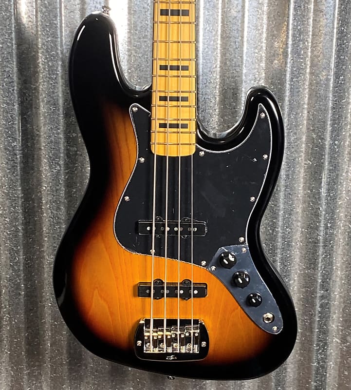 G&L Tribute JB 4 String Jazz Bass 3 Tone Sunburst #4698 | Reverb