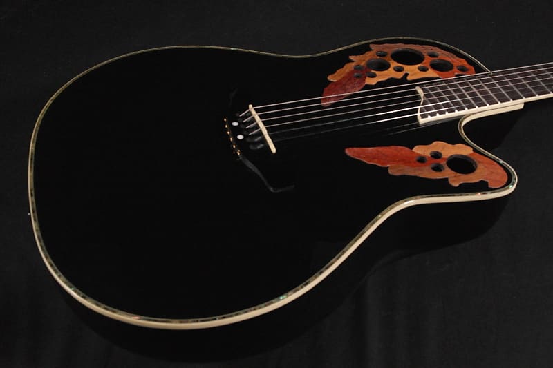 Ovation CC44 Black - DAMAGED | Reverb