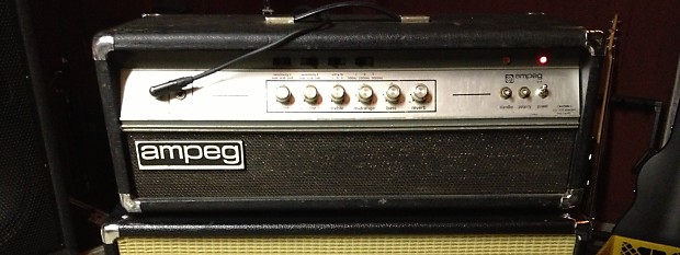 Vintage Ampeg V4, Early 70's Non-Master Volume Head w/ New | Reverb